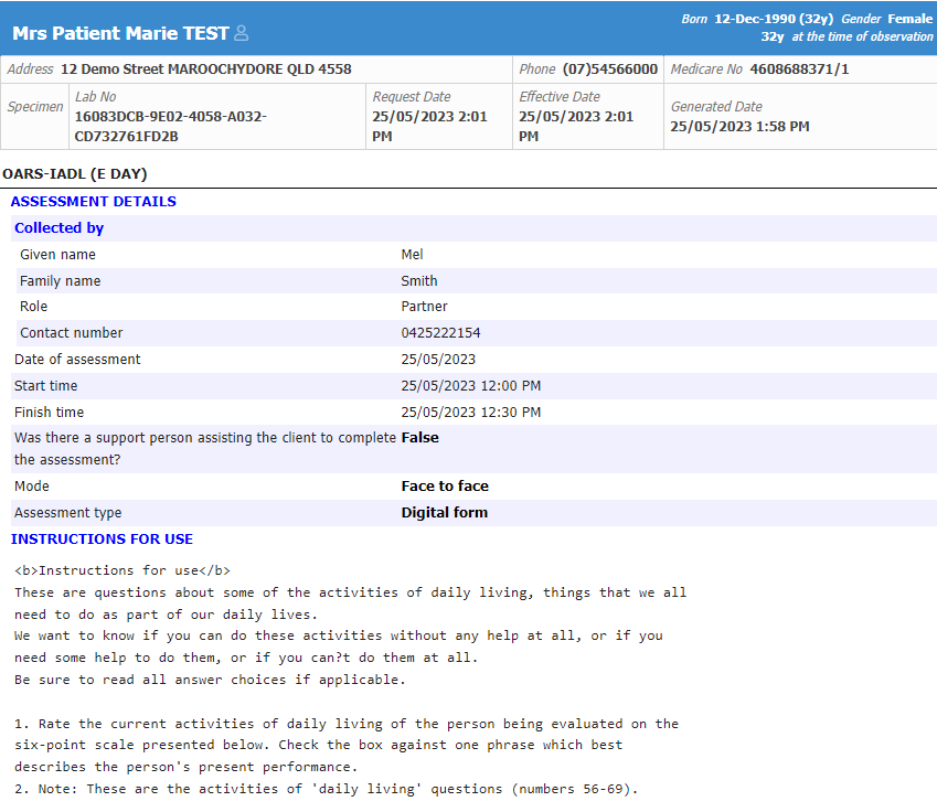v2.1_OARS-IADLS - Knowledgebase - Medical-Objects Knowledgebase